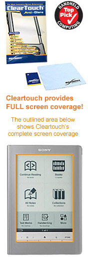 PRS-600BC ClearTouch Anti-Glare (Polyethylene Terephthalate Screen ...