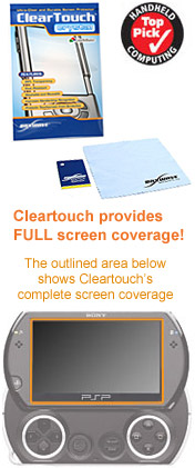 PSP go ClearTouch Crystal (Polyethylene Terephthalate Screen Protectors ...