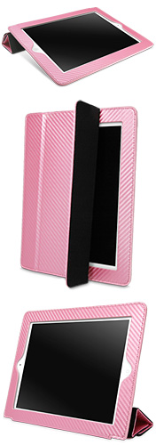 iPad (2nd Gen 2011) Smart Case - Satin Pink (Synthetic Leather Cases ...
