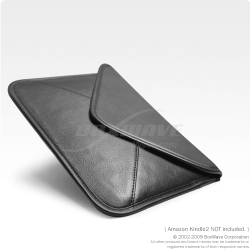 Elite Leather Kindle (2nd Gen 2009) Messenger Pouch (Synthetic Leather ...