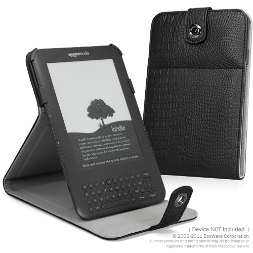 Easy Reader Kindle Keyboard 3G (2010) Case - Midnight Crocodile ...