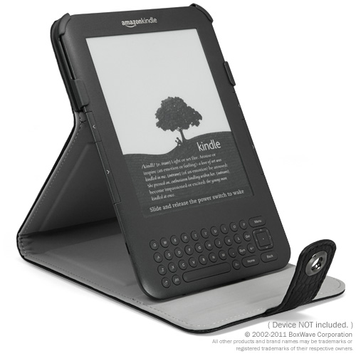 Easy Reader Kindle Keyboard 3G (2010) Case - Midnight Crocodile ...