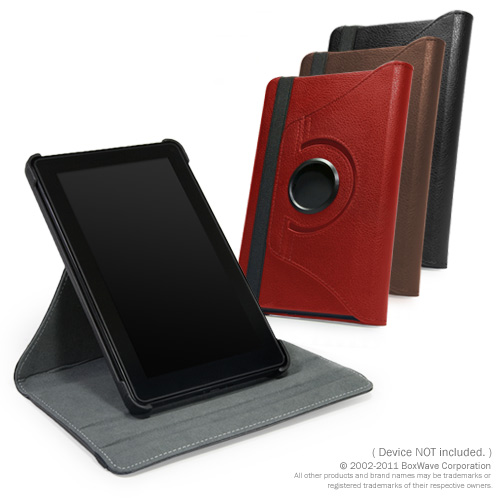 Swivel Stand Kindle Fire (1st Gen 2011) Case (Synthetic Leather Cases ...