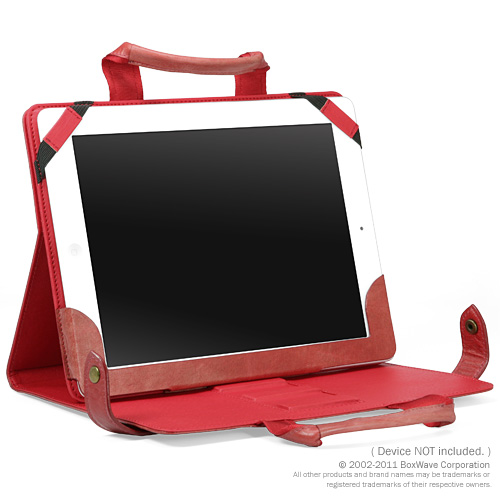 Ardent Red Manhattan Elite iPad (2nd Gen 2011) Travel Case (Genuine ...