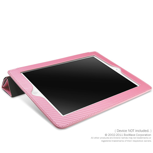 iPad (2nd Gen 2011) Smart Case - Satin Pink (Synthetic Leather Cases ...