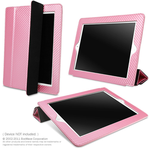 iPad (2nd Gen 2011) Smart Case - Satin Pink (Synthetic Leather Cases ...