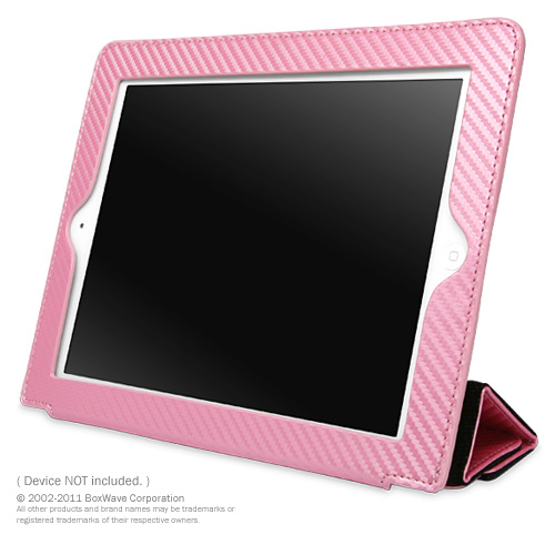 iPad (2nd Gen 2011) Smart Case - Satin Pink (Synthetic Leather Cases ...