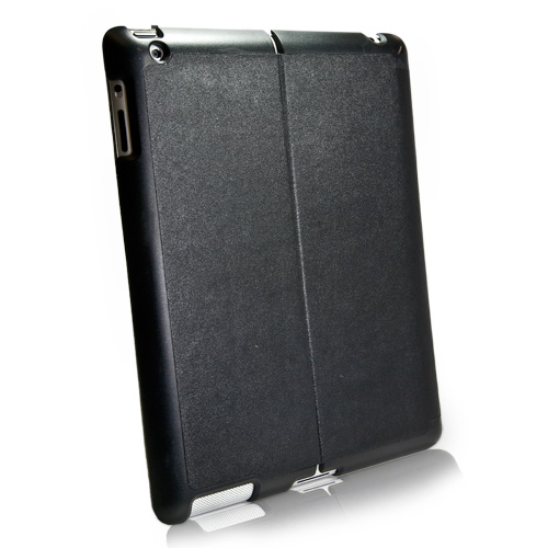 Apple iPad (3rd Gen 2012) Nero Leather Smart VersaView Case (Synthetic ...