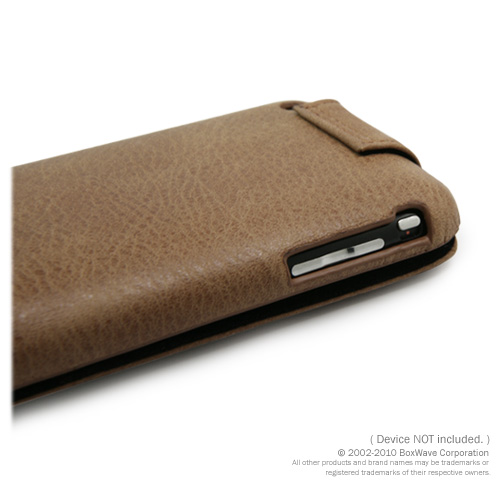 Designio Leather Flip iPhone 3GS Case (Genuine Leather Cases and Covers ...