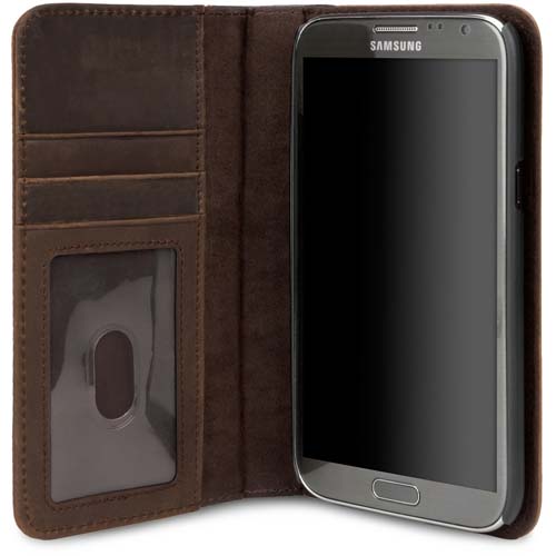 Classic Book Galaxy Note 2 Case (Genuine Leather Cases and Covers ...
