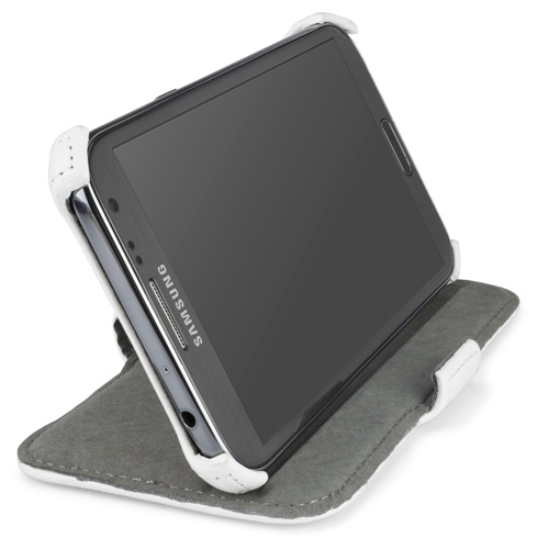 Leather Galaxy Note 2 Book Jacket (Synthetic Leather Cases and Covers ...